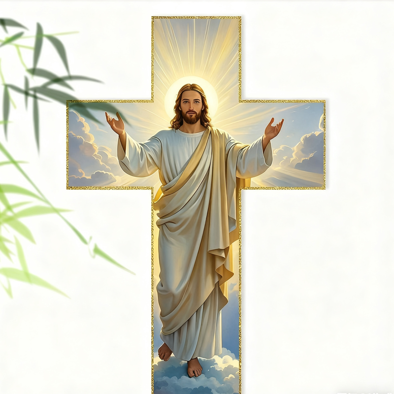 💥Heißer Verkäufer 50% Rabatt💥Retro-Wandkreuz mit Jesus Christus – gentoria